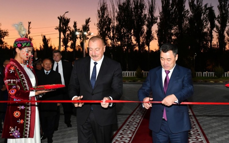 Bişkekdə Qırğızıstan-Azərbaycan Dostluq Parkı açılıb - YENİLƏNİB + FOTOLAR